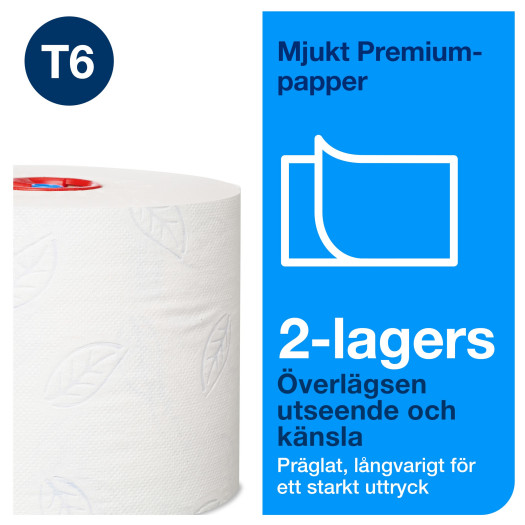 Toapapper Premium midsize M T6 27st - Toalettpapper | Martin & Servera